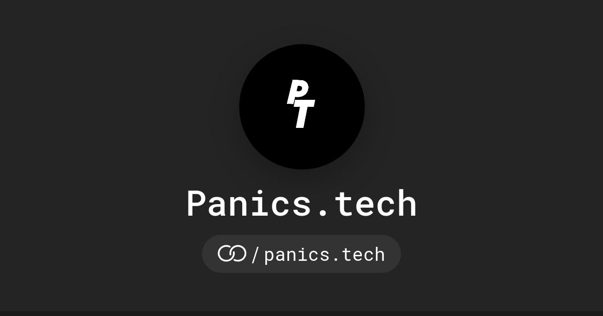 Panics.tech · solo.to