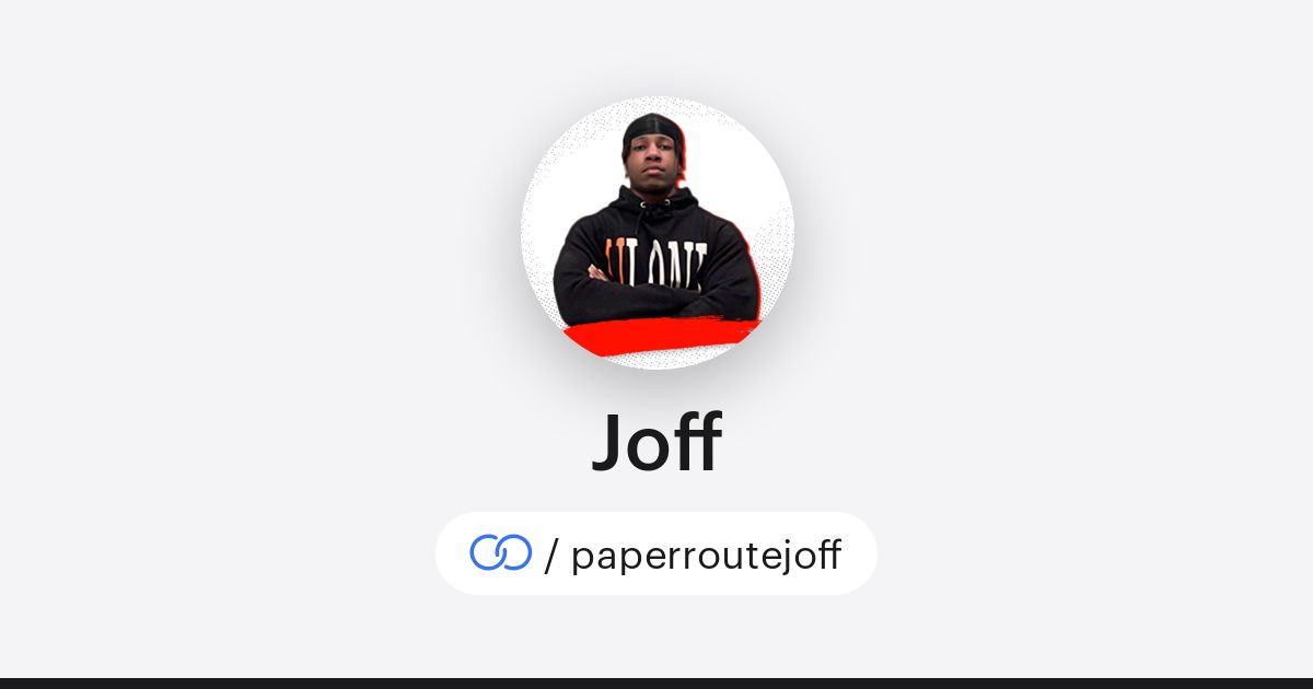 Joff (/paperroutejoff) · solo.to