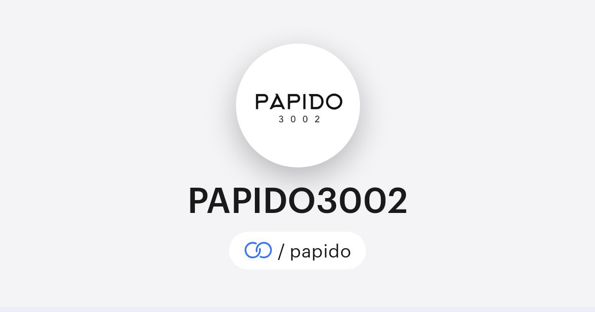 PAPIDO3002 (/papido) · solo.to