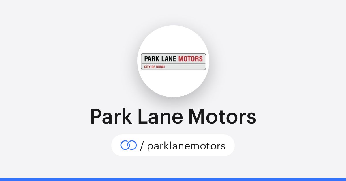 Park Lane Motors (/parklanemotors) · solo.to