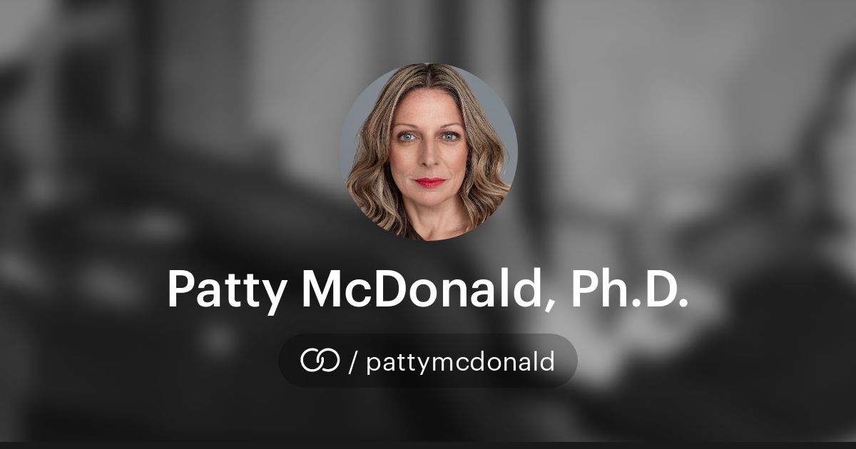 Patty McDonald, Ph.D. (/pattymcdonald) · solo.to
