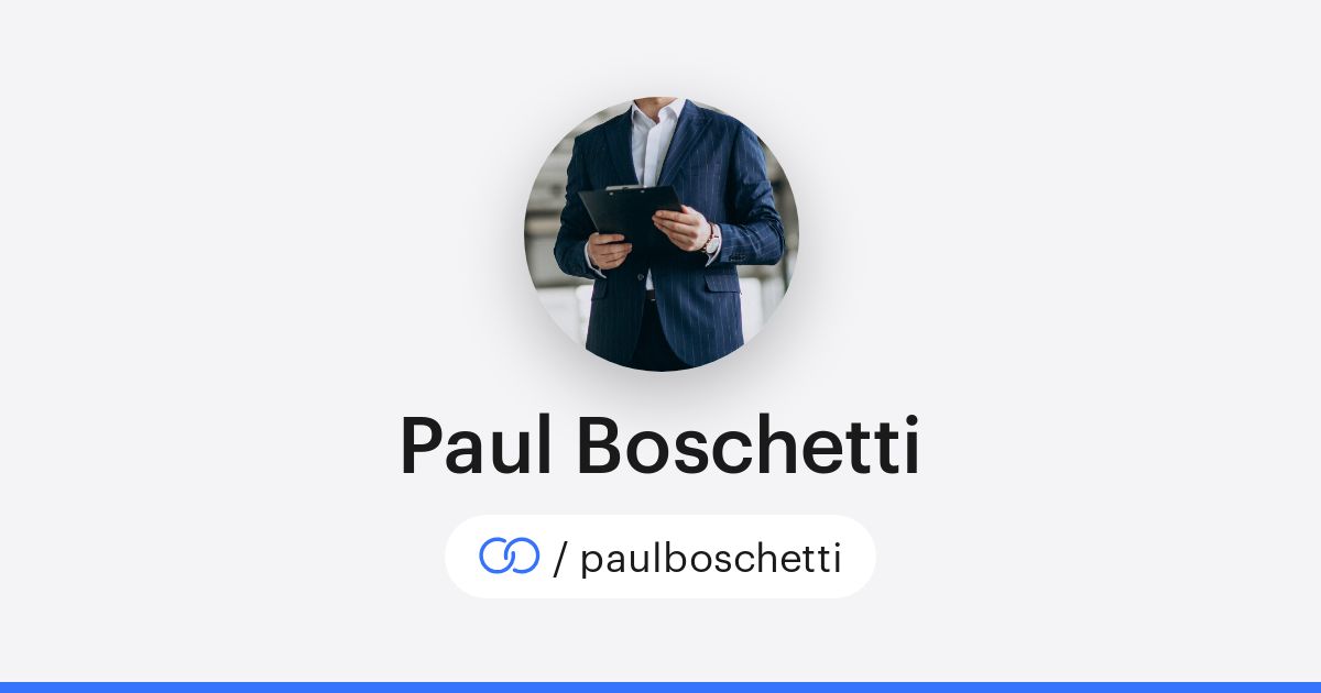 Paul Boschetti (/paulboschetti) · solo.to