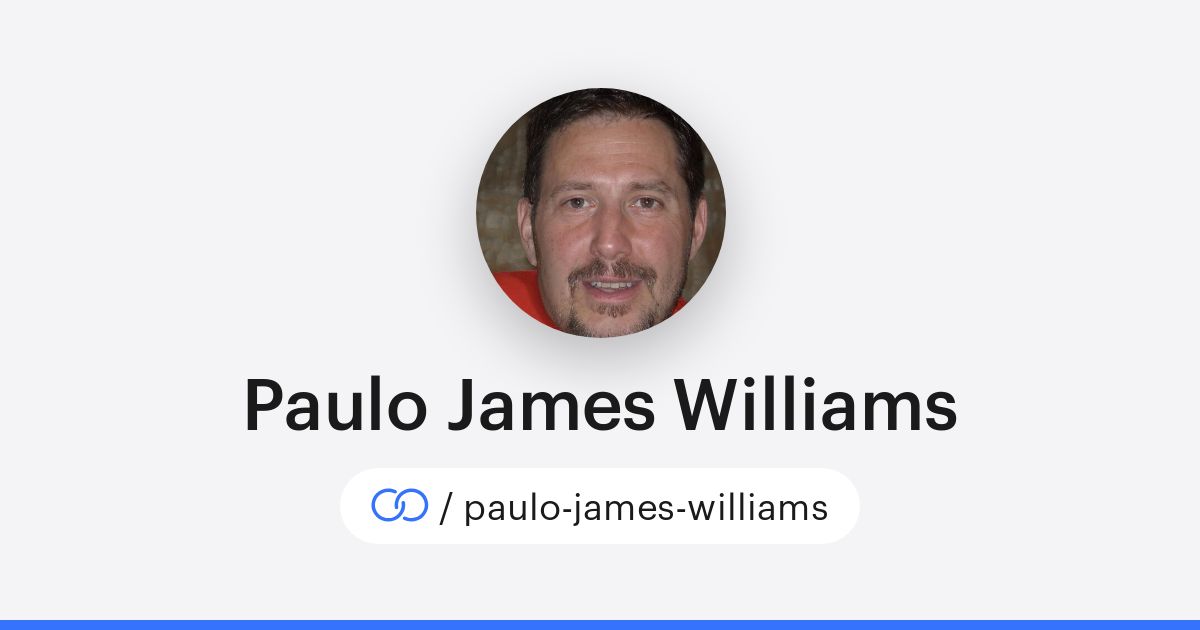 Paulo James Williams (/paulo-james-williams) · solo.to