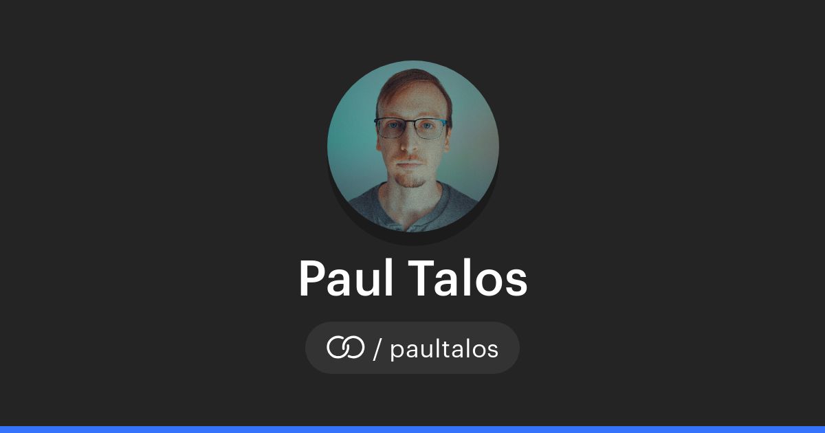 Paul Talos (/paultalos) · solo.to