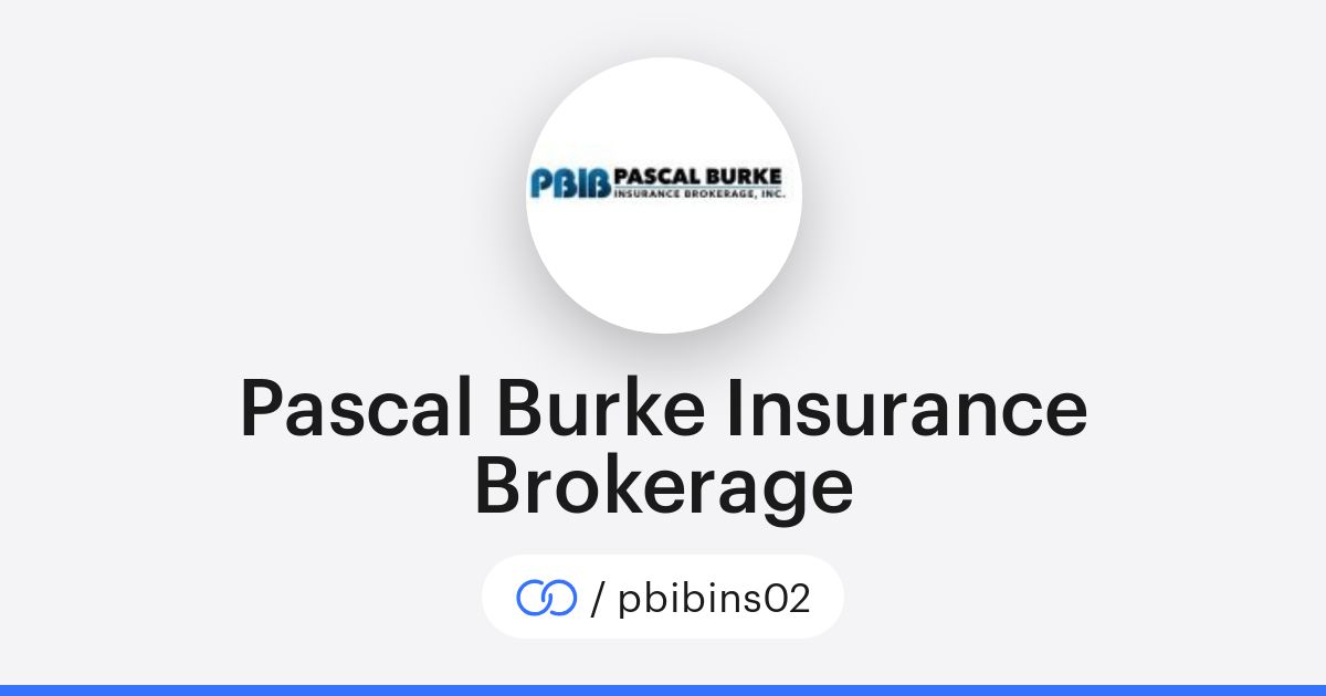 Pascal Burke Insurance Brokerage (/pbibins02) · solo.to