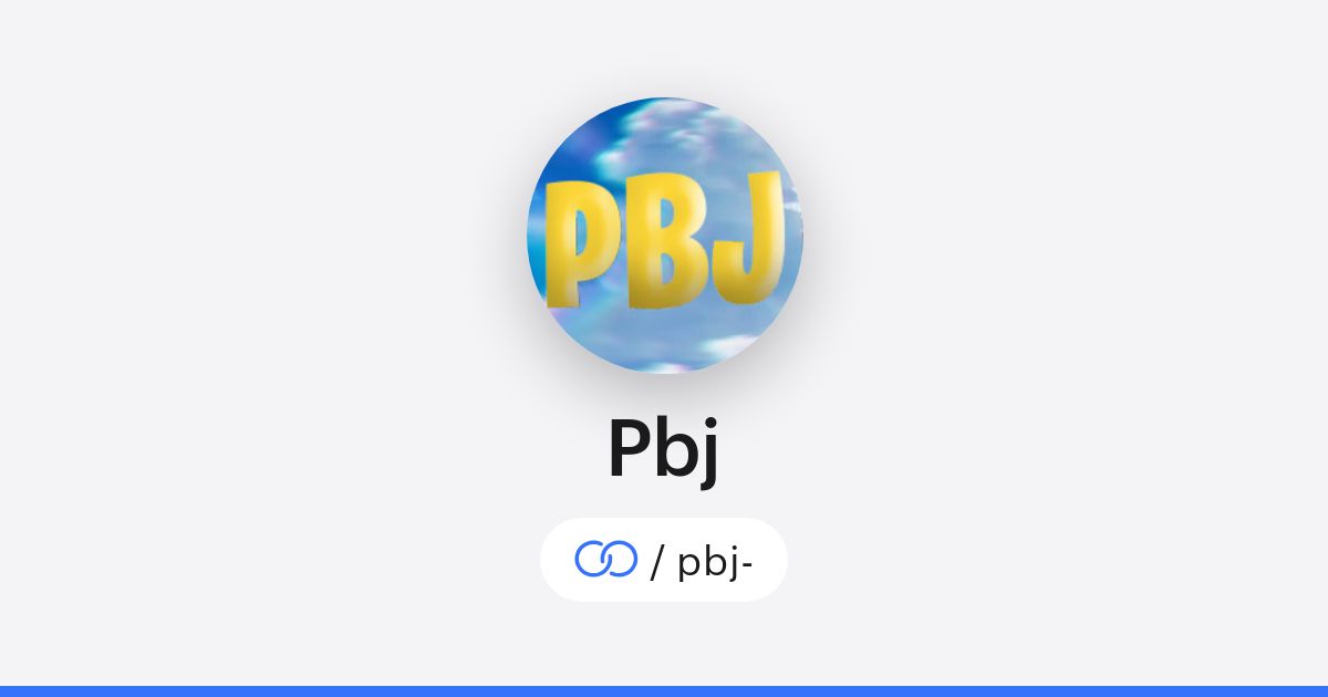 Pbj (/pbj-) · solo.to
