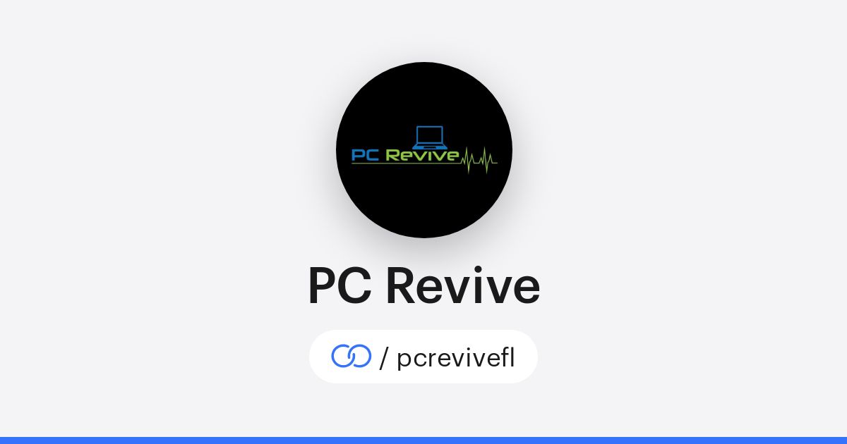 PC Revive (/pcrevivefl) · solo.to