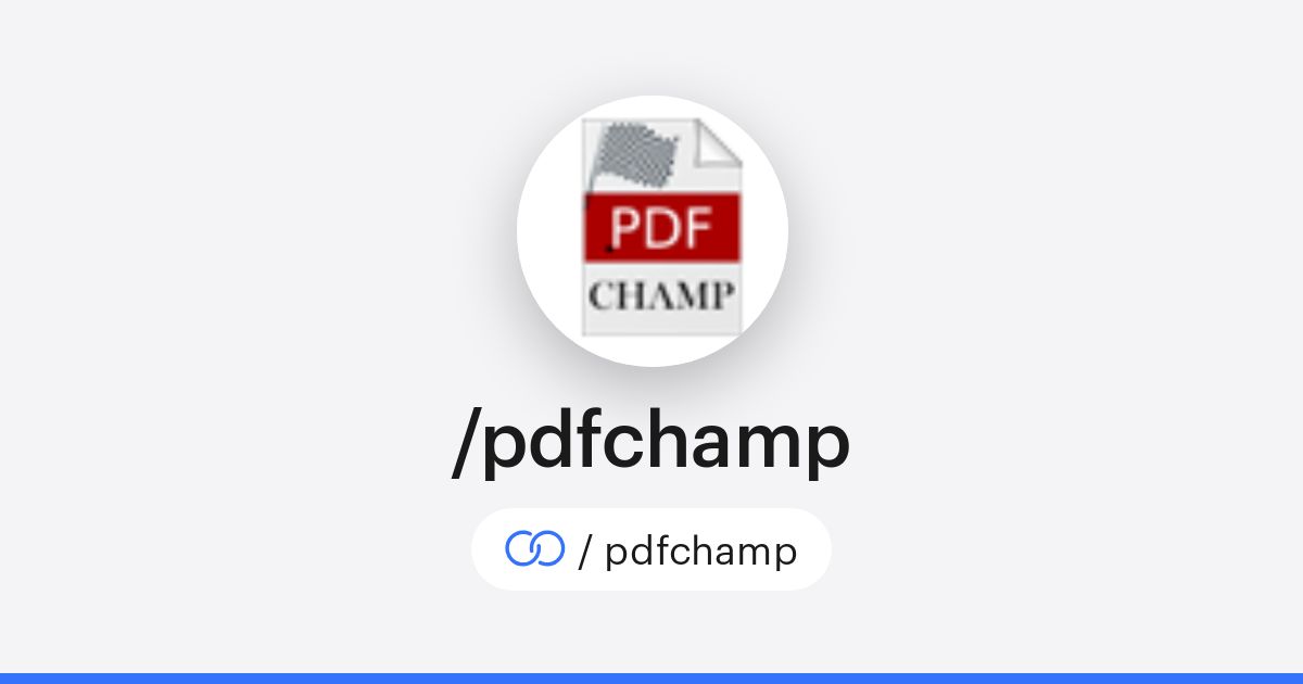 /pdfchamp · solo.to