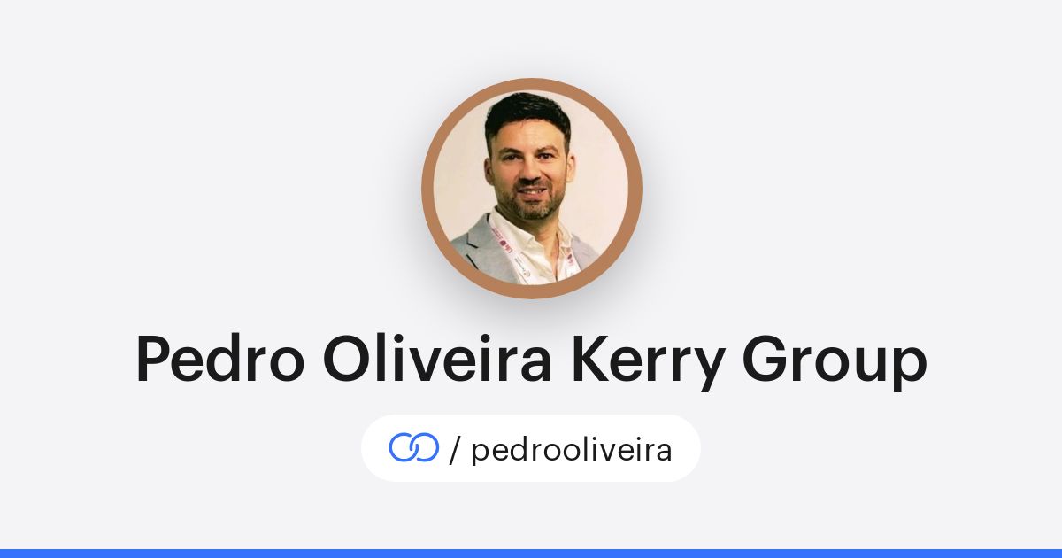 Pedro Oliveira Kerry Group (/pedrooliveira) · solo.to
