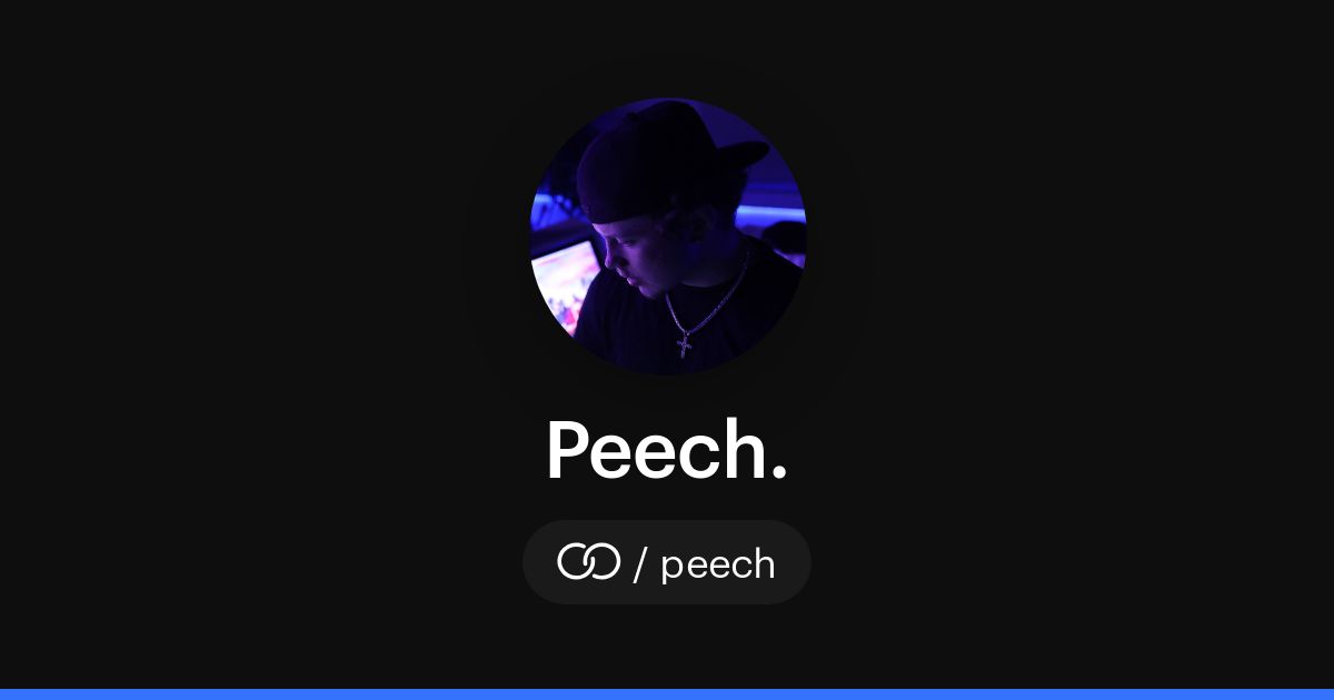 Peech. (/peech) · solo.to