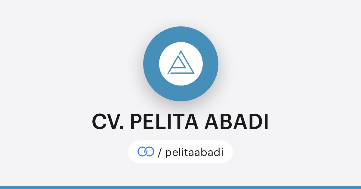 CV. PELITA ABADI (/pelitaabadi) · solo.to