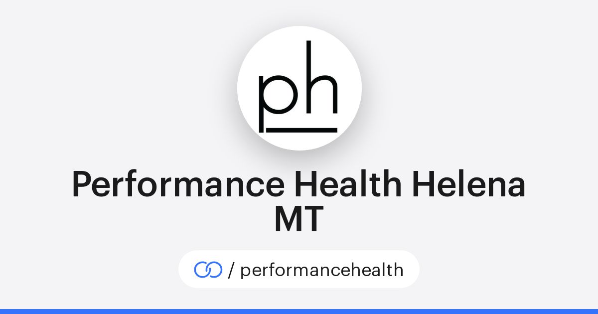 Performance Health Helena MT (/performancehealth) · solo.to