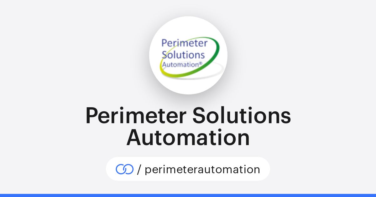 Perimeter Solutions Automation (/perimeterautomation) · solo.to