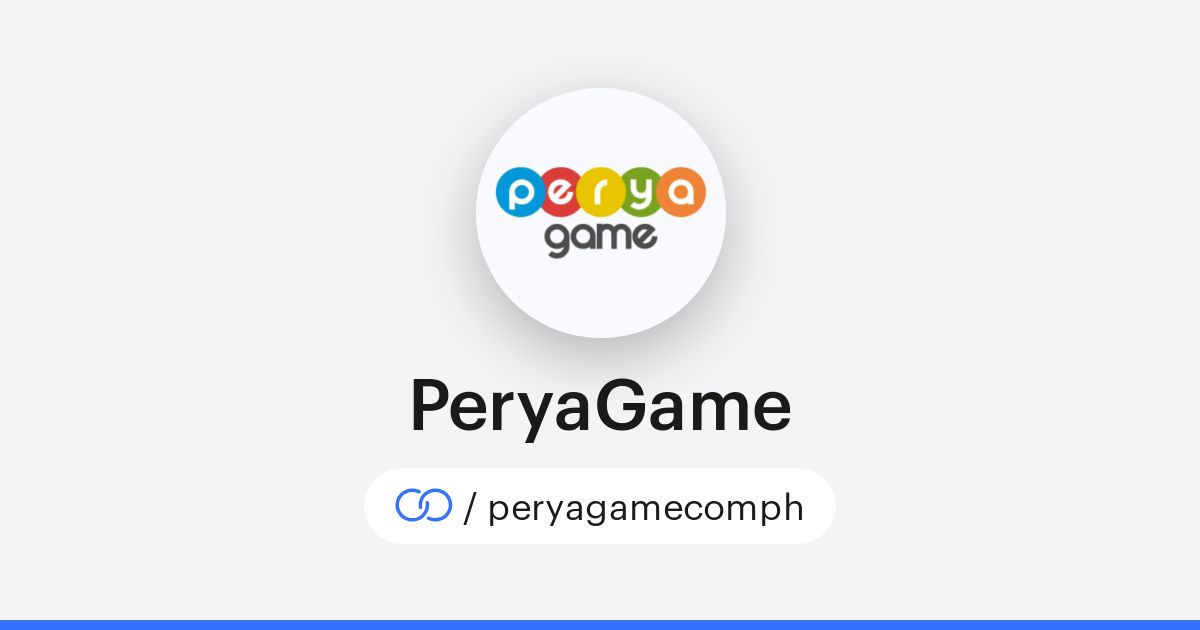 PeryaGame (/peryagamecomph) · solo.to