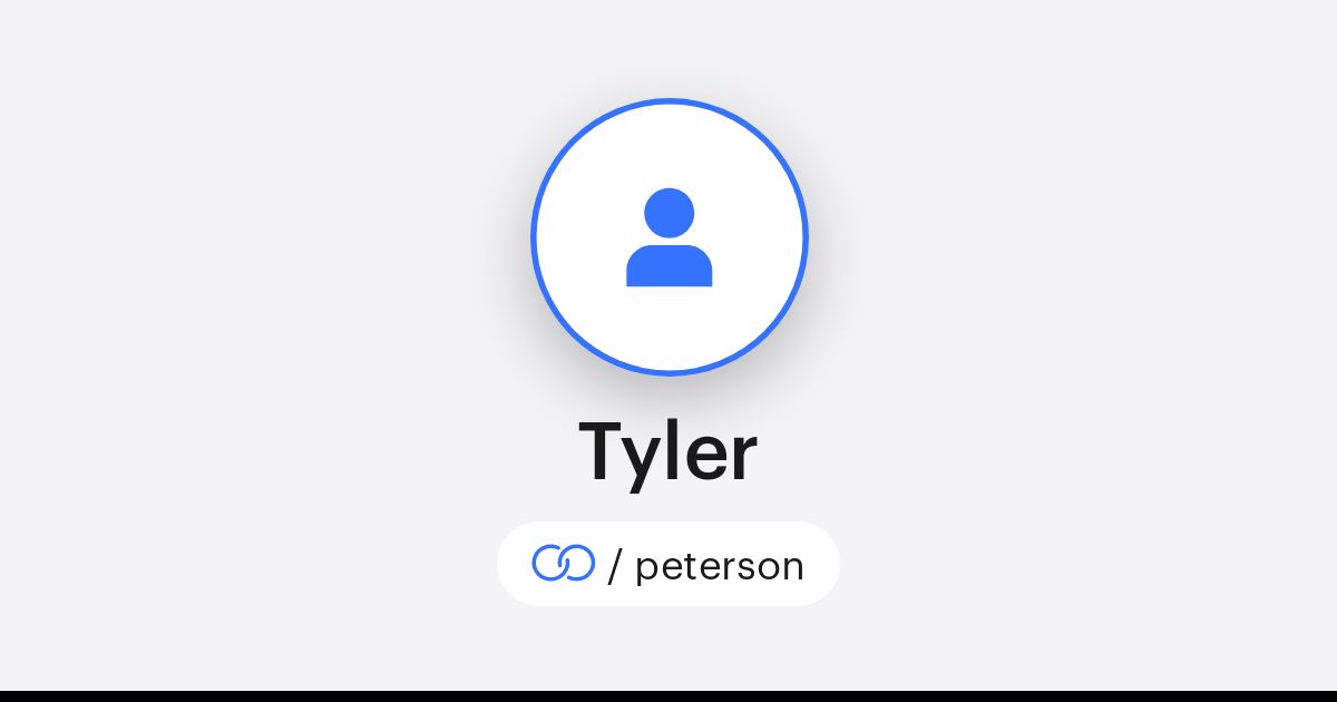 Tyler (/peterson) · solo.to