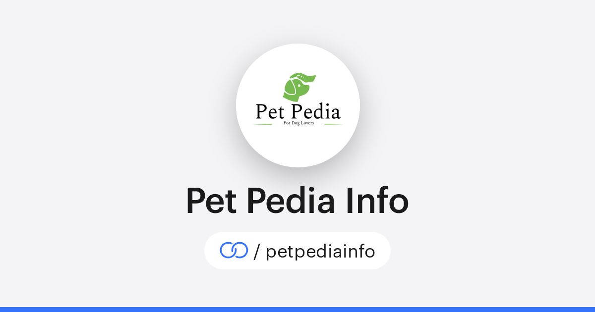 Pet Pedia Info (/petpediainfo) · solo.to