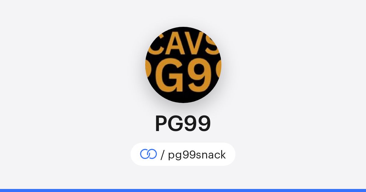 PG99 (/pg99snack) · solo.to