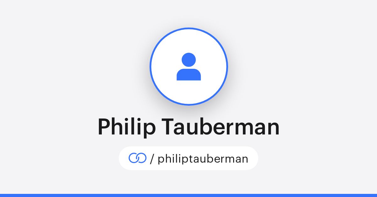 Philip Tauberman (/philiptauberman) · solo.to