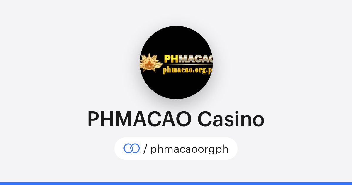 PHMACAO Casino (/phmacaoorgph) · solo.to