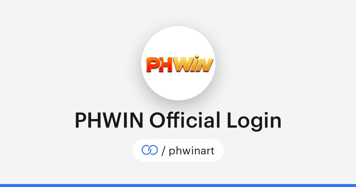 PHWIN Official Login (/phwinart) · solo.to