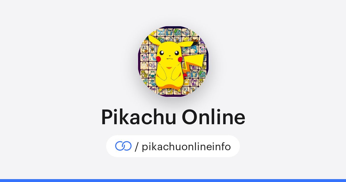 Pikachu Online (/pikachuonlineinfo) · solo.to