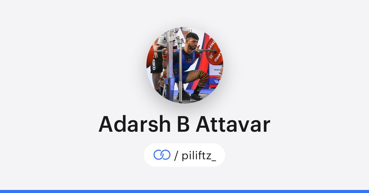 Adarsh B Attavar (/piliftz_) · solo.to