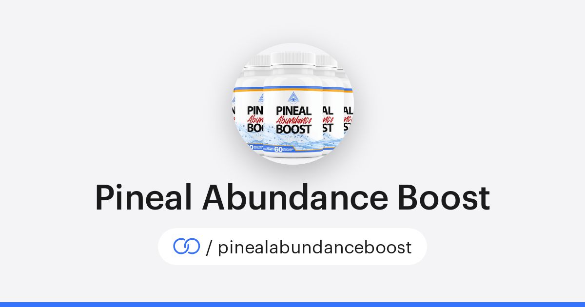 Pineal Abundance Boost (/pinealabundanceboost) · solo.to