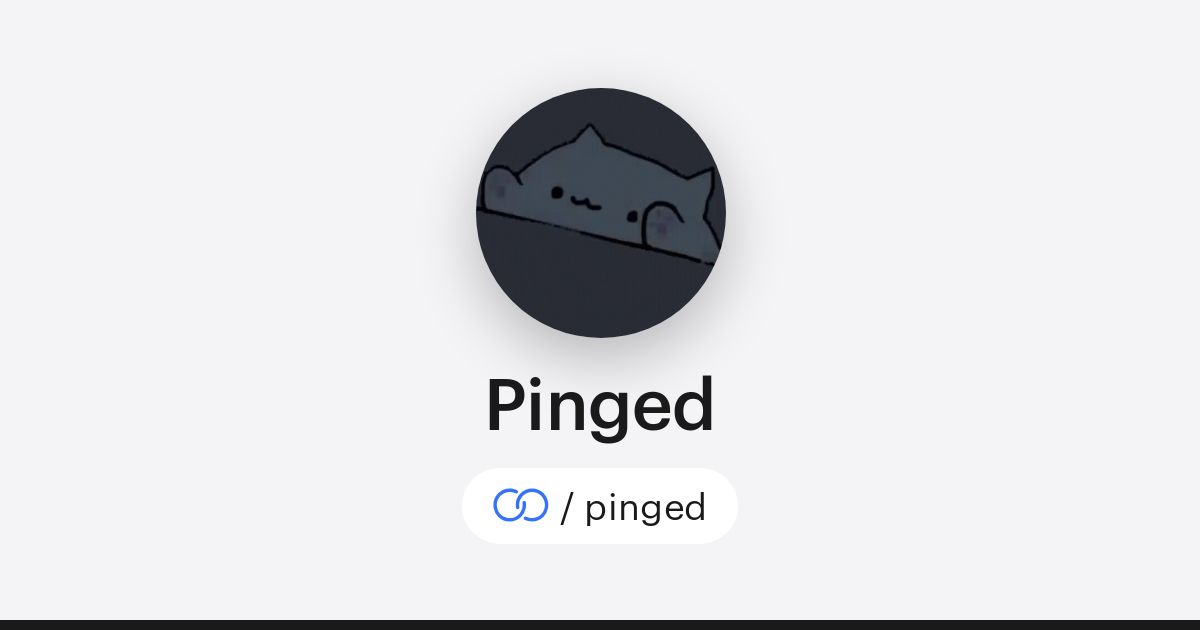 Pinged · solo.to