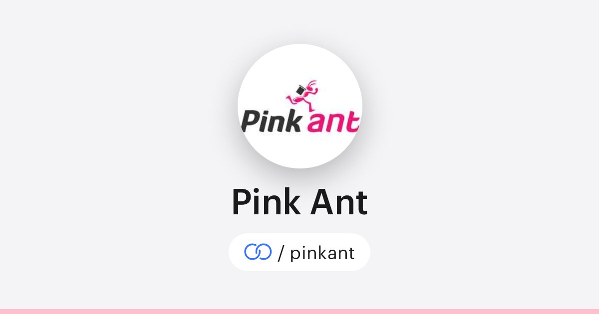Pink Ant (/pinkant) · solo.to