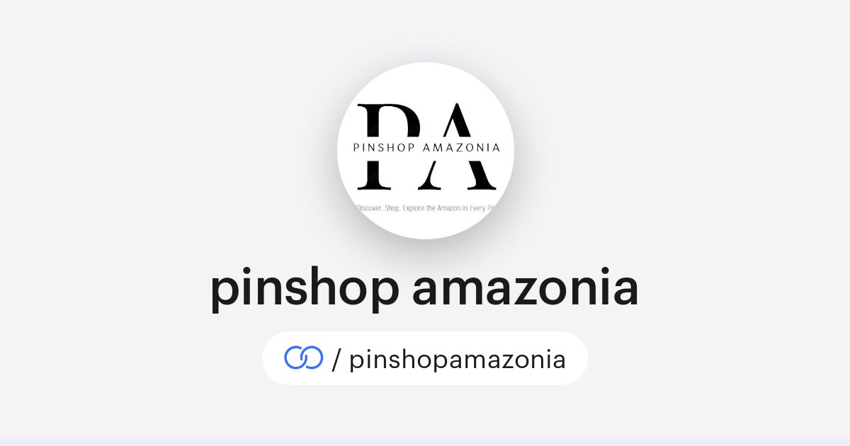 pinshop amazonia (/pinshopamazonia) · solo.to