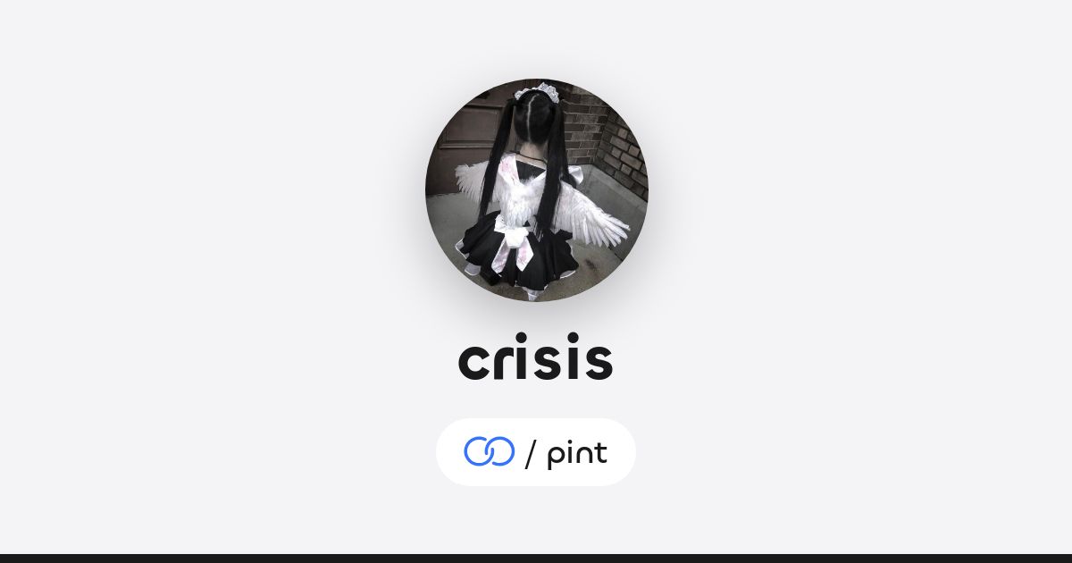 crisis (/pint) · solo.to