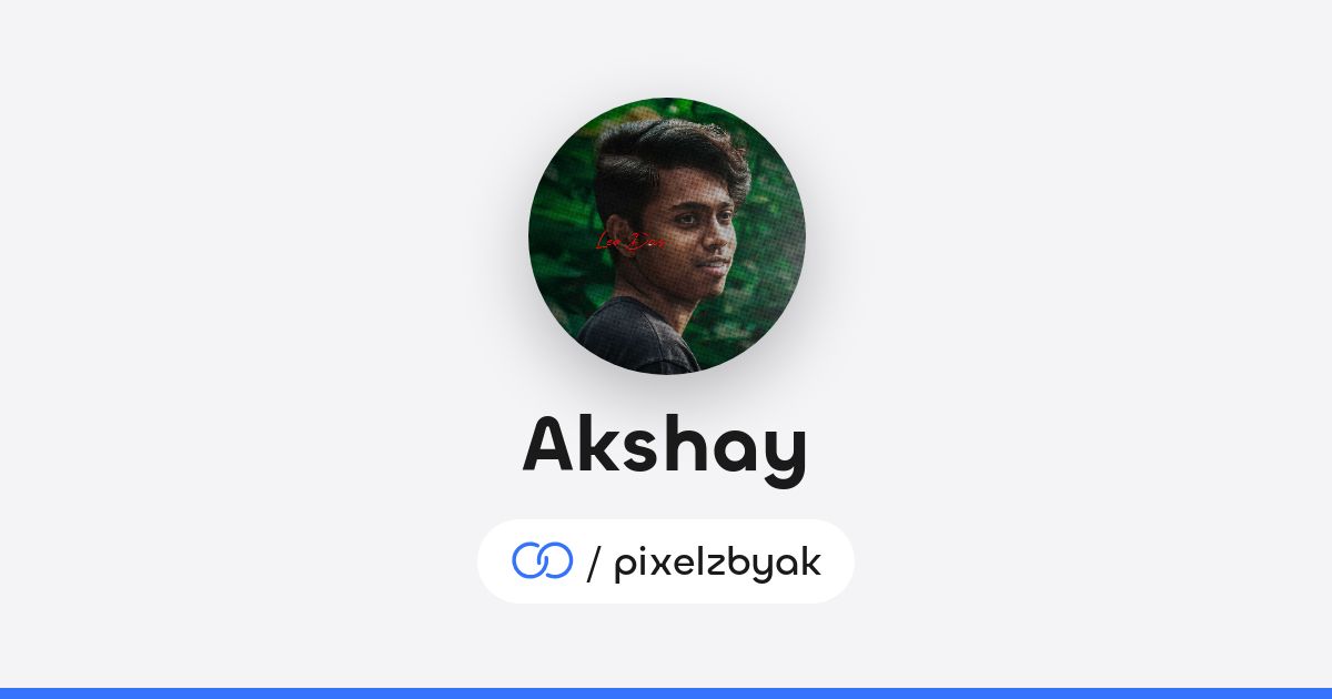 Akshay (/pixelzbyak) · solo.to