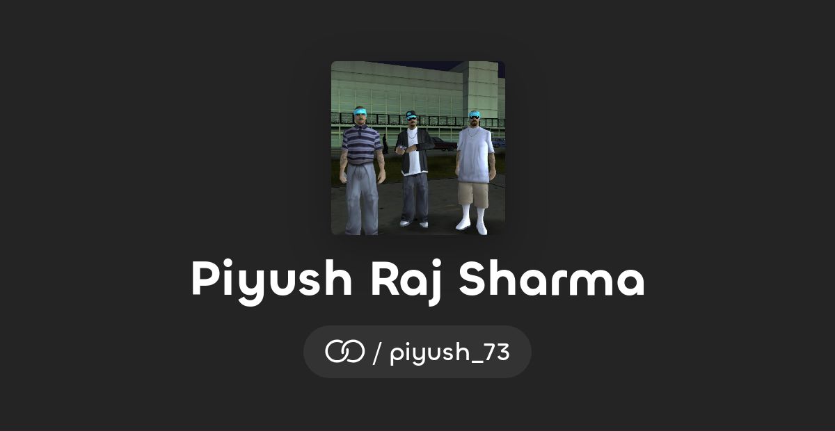 Piyush Raj Sharma (/piyush_73) · solo.to
