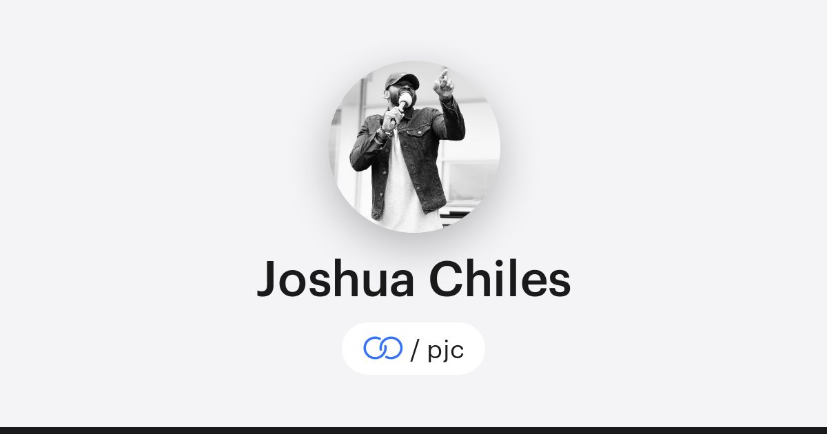Joshua Chiles (/pjc) · solo.to