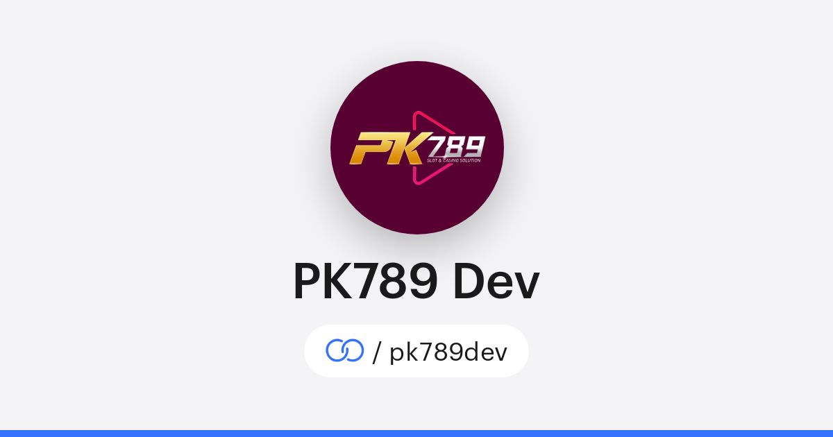 PK789 Dev (/pk789dev) · solo.to