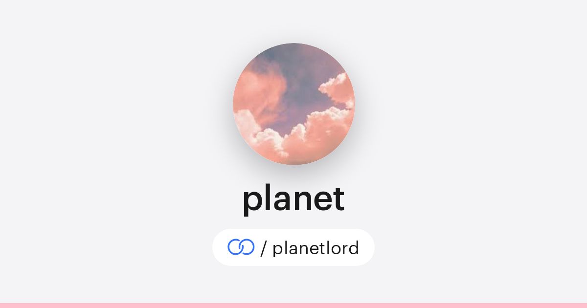 planet (/planetlord) · solo.to