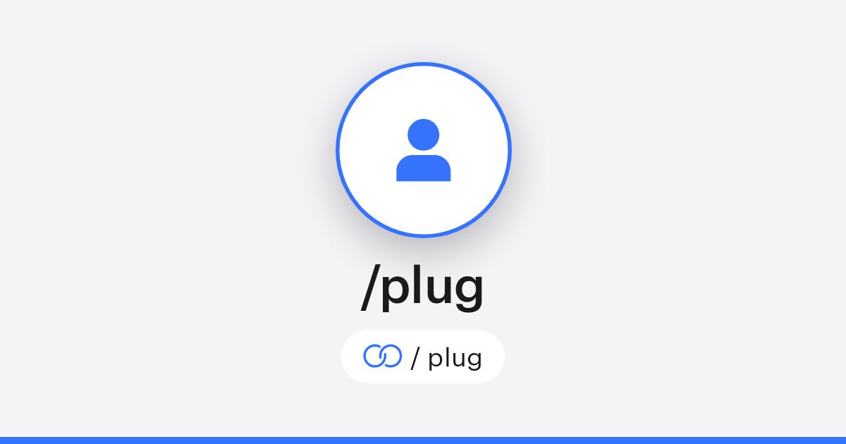 /plug · solo.to