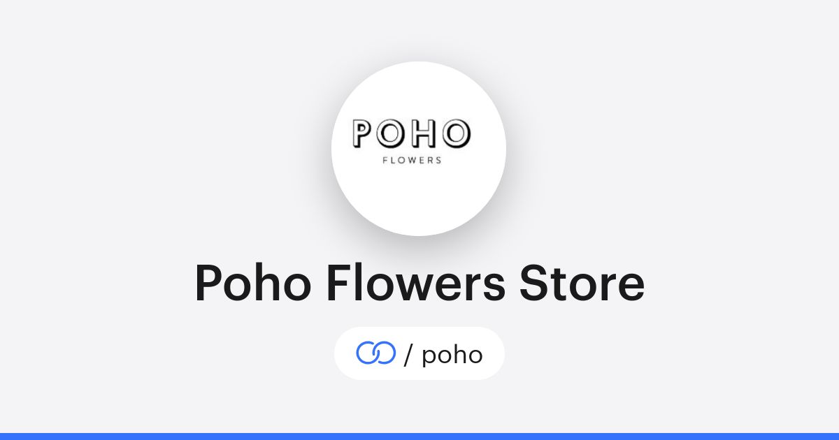 Poho Flowers Store (/poho) · solo.to
