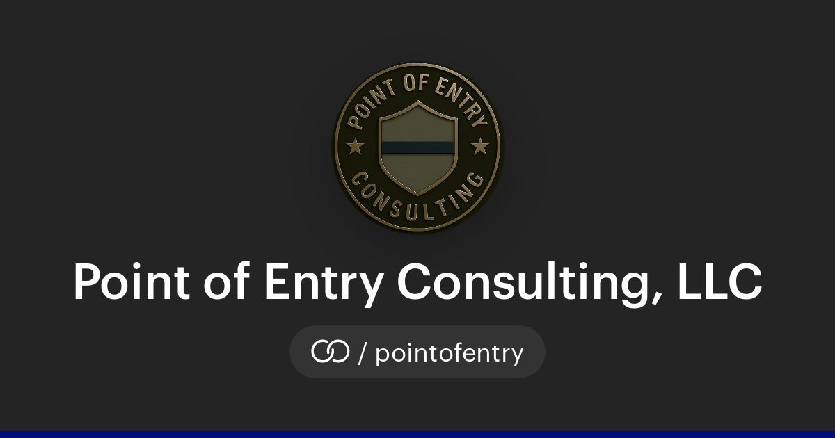 Point of Entry Consulting, LLC (/pointofentry) · solo.to