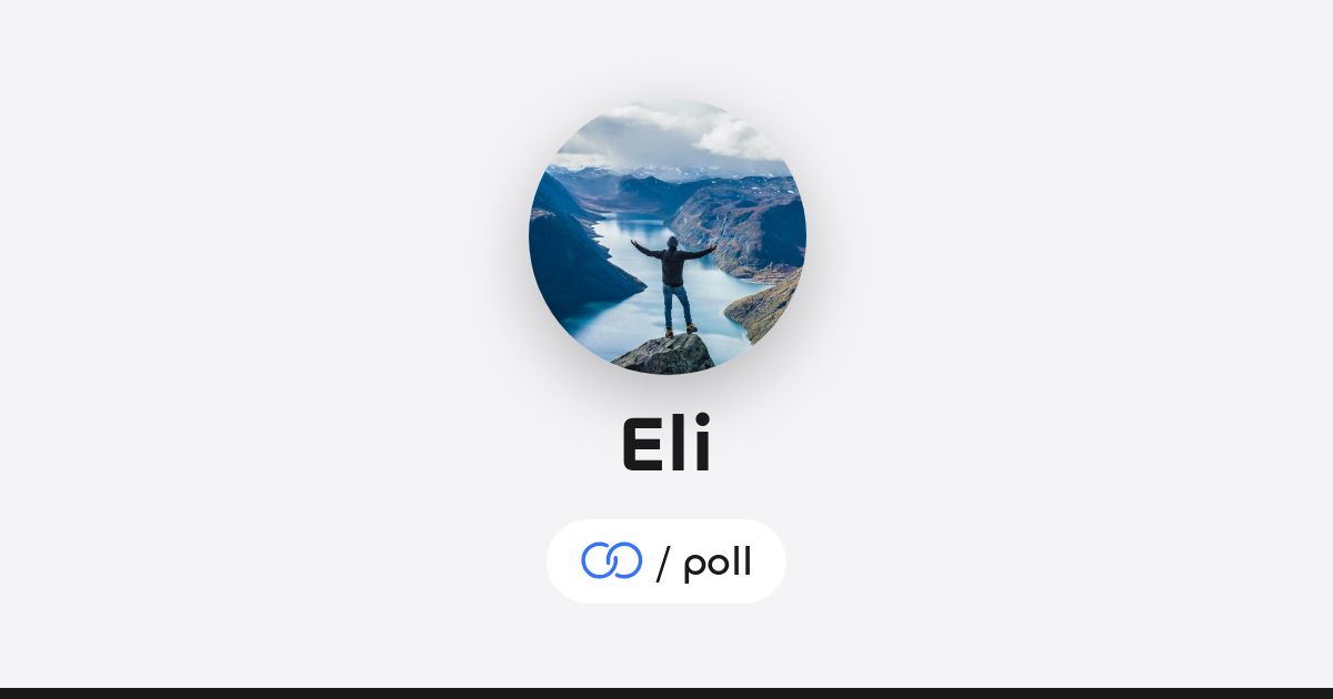 Eli (/poll) · solo.to