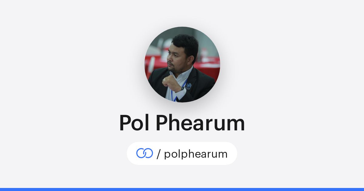 Pol Phearum (/polphearum) · solo.to