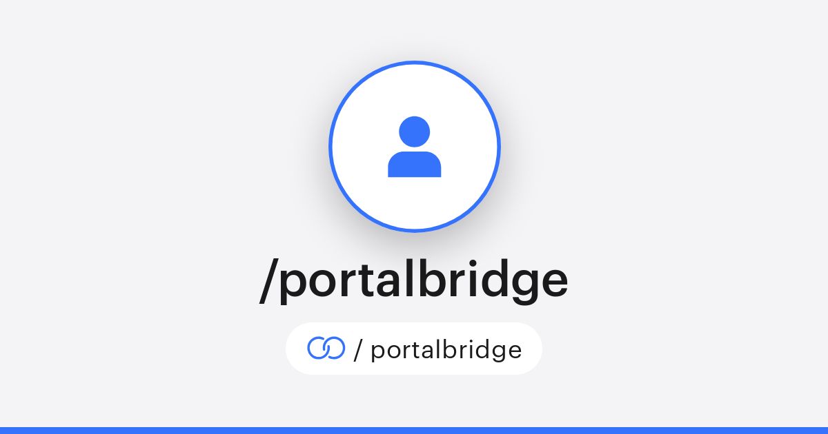 /portalbridge · solo.to