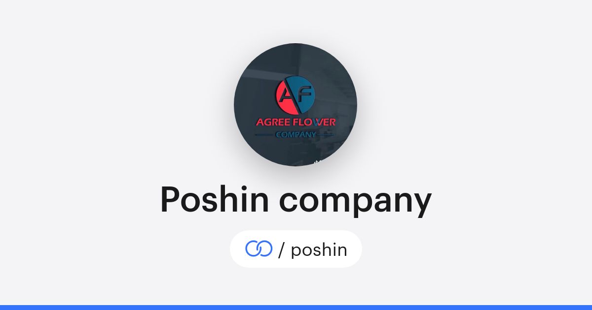 Poshin company (/poshin) · solo.to
