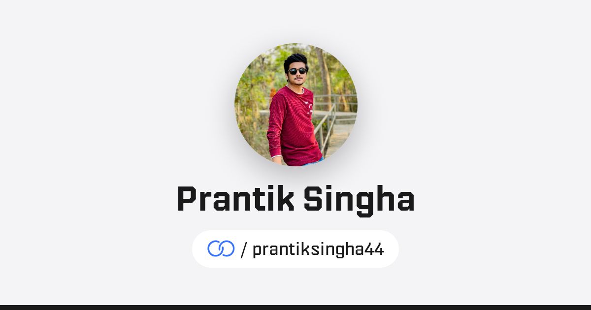 Prantik Singha (/prantiksingha44) · solo.to