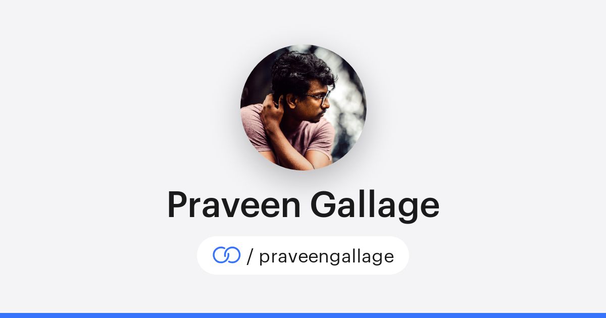 Praveen Gallage (/praveengallage) · solo.to