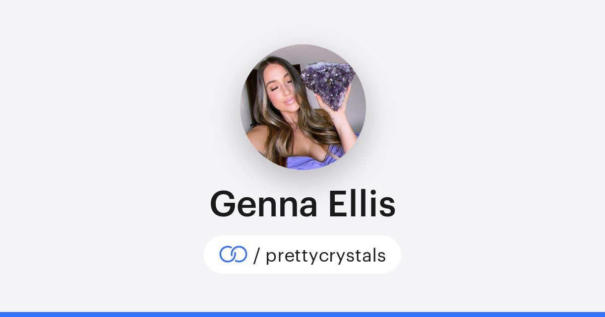 Genna Ellis (/prettycrystals) · solo.to