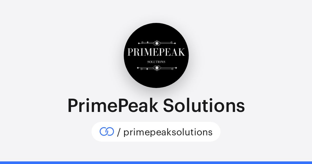 PrimePeak Solutions (/primepeaksolutions) · solo.to
