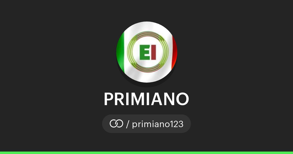 PRIMIANO (/primiano123) · solo.to