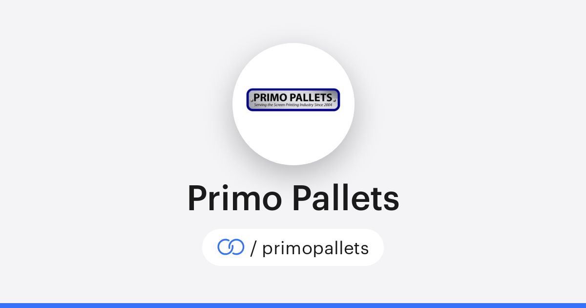 Primo Pallets (/primopallets) · solo.to