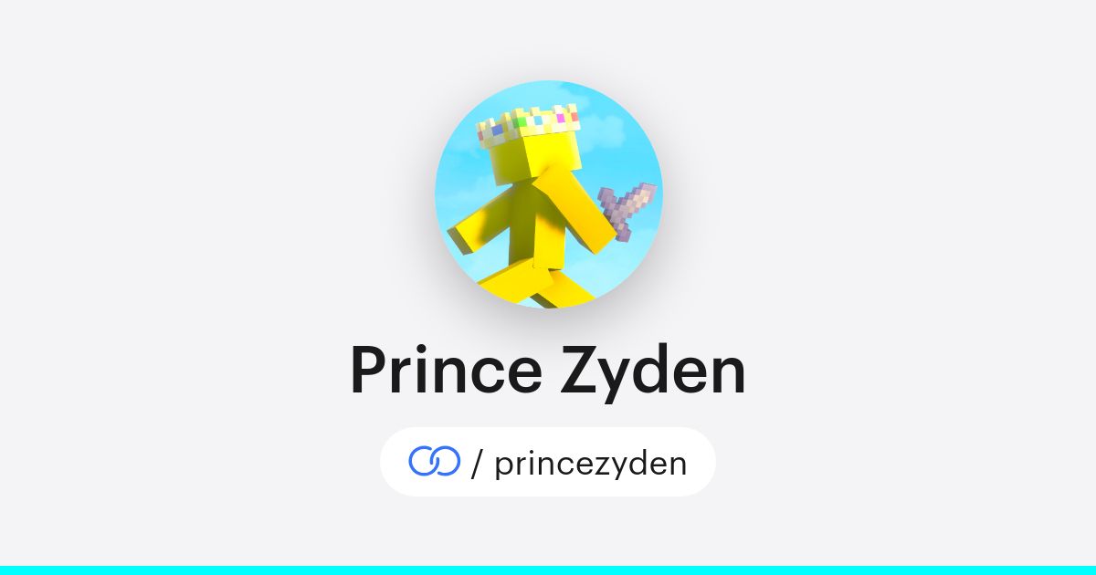 Prince Zyden (/princezyden) · solo.to